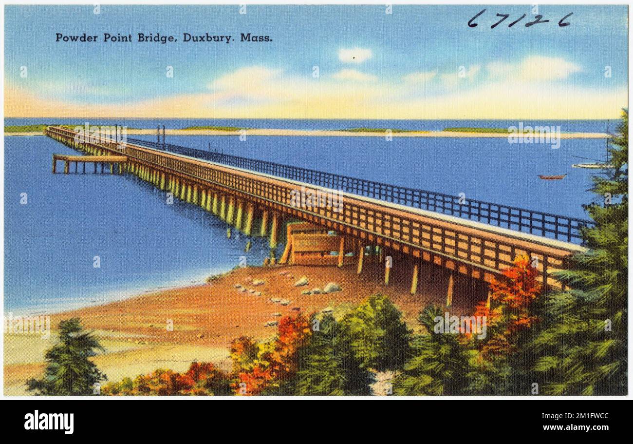 Powder point bridge duxbury hi-res stock photography and images - Alamy