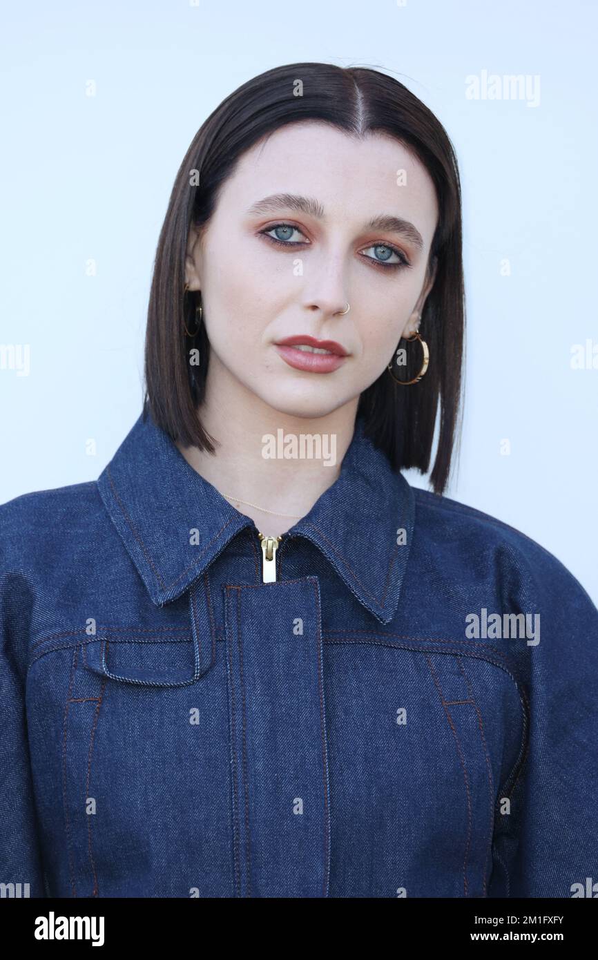 Le Bourget, France. 12/12/2022, Emma Chamberlain attends "Le Raphia ...