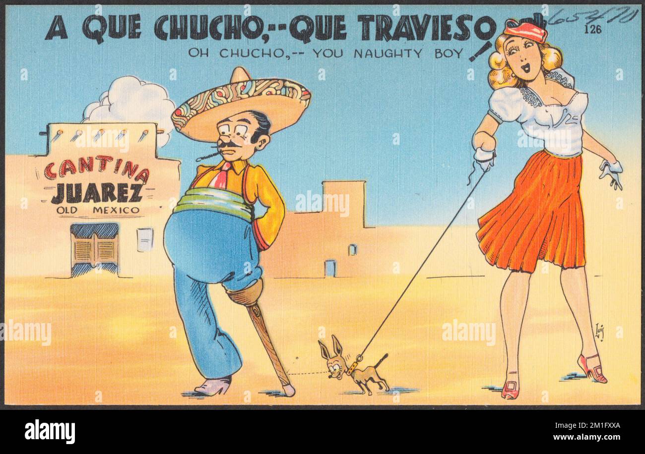 Naughty postcards hi-res stock photography and images - Alamy