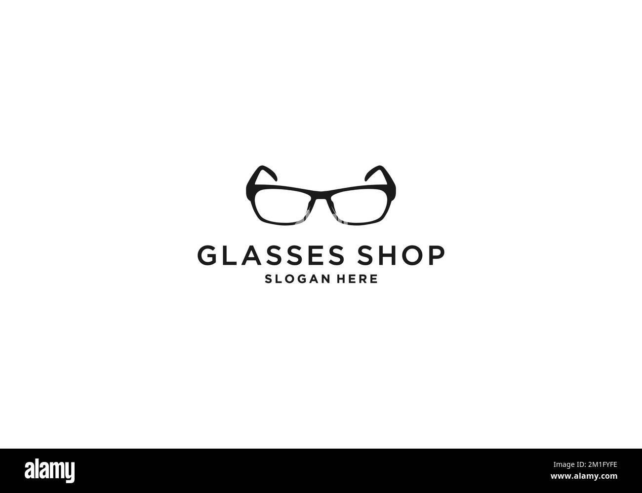 The glasses icon on a white background, cool for logo Stock Vector ...