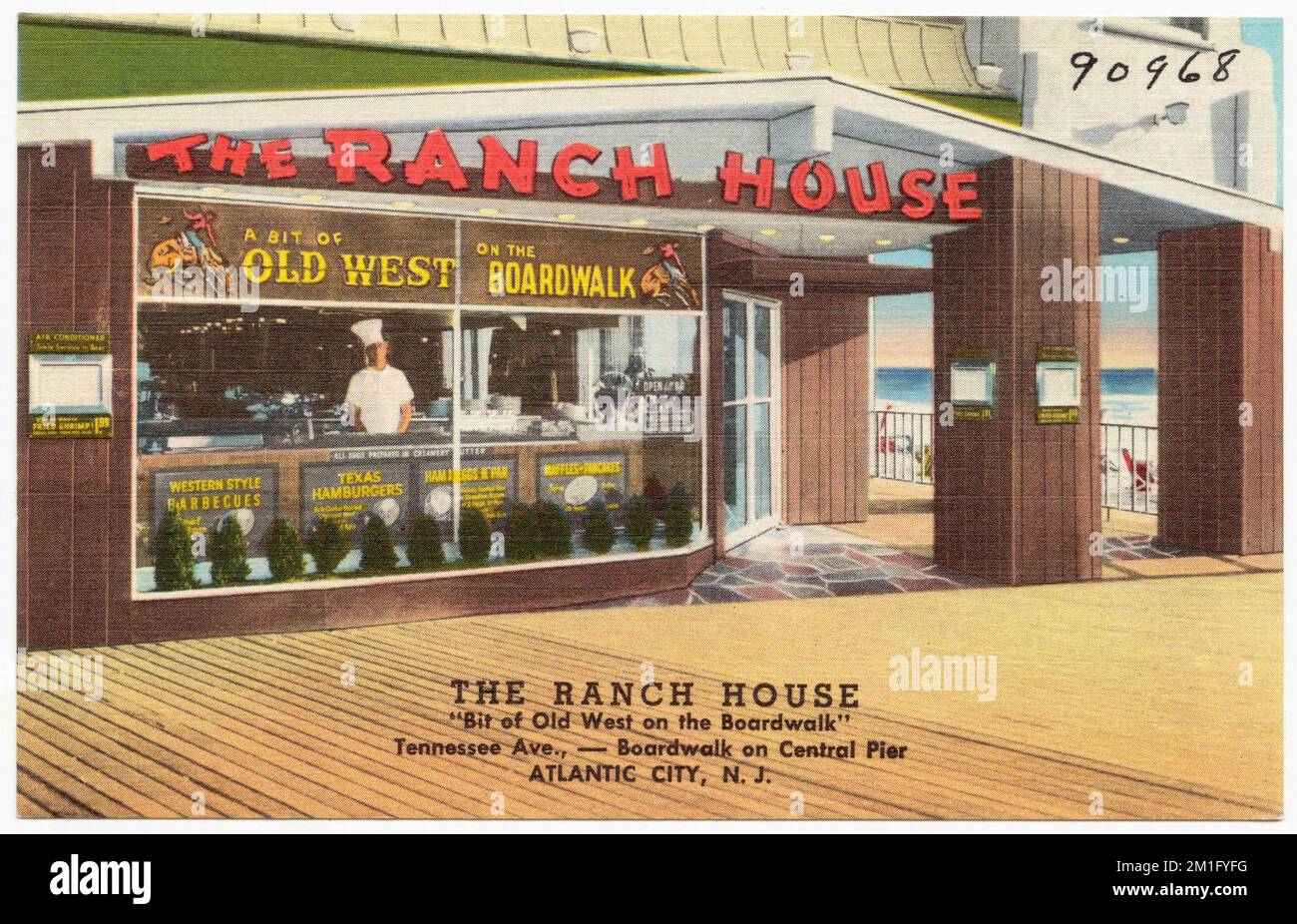 The Ranch House, 'Bit of Old West on the Boardwalk', Tennessee Ave ...
