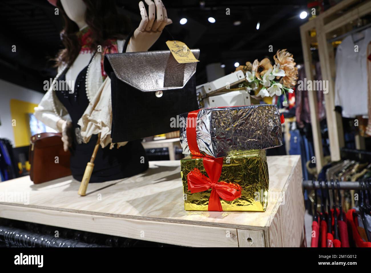 Beyond retro store, vintage clothing, Uppsala, Sweden Stock Photo - Alamy