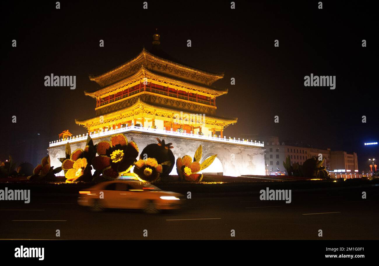 Bell tower at night hi-res stock photography and images - Alamy