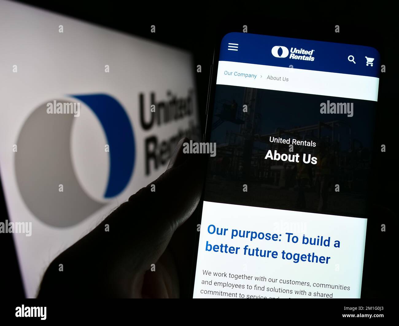 United rentals logo hi-res stock photography and images - Alamy