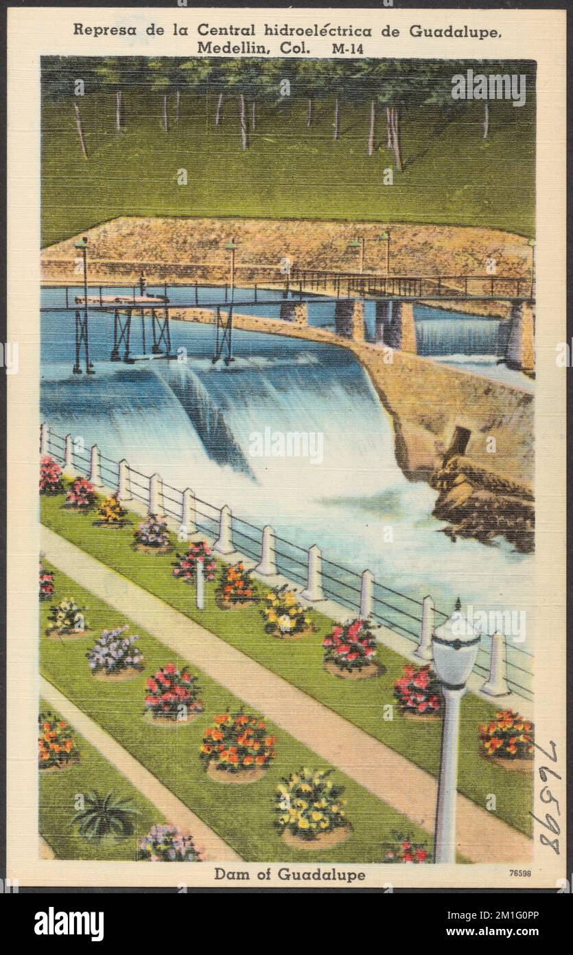 Represa de la Central hidroeléctrica de Guadalupe, Medellin, Col. - Dam ...