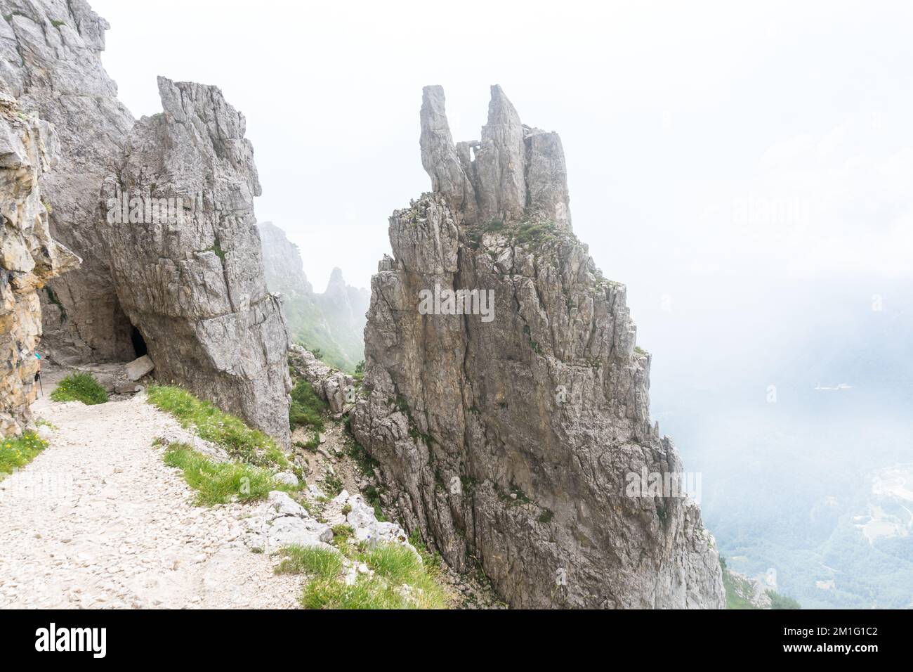 The road of the 52 tunnels is a military mule track built during the ...