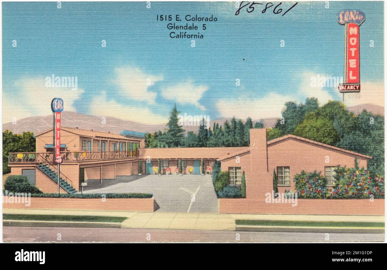 El Rio Motel, 1515 E. Colorado, Glendale 5, California , Motels ...