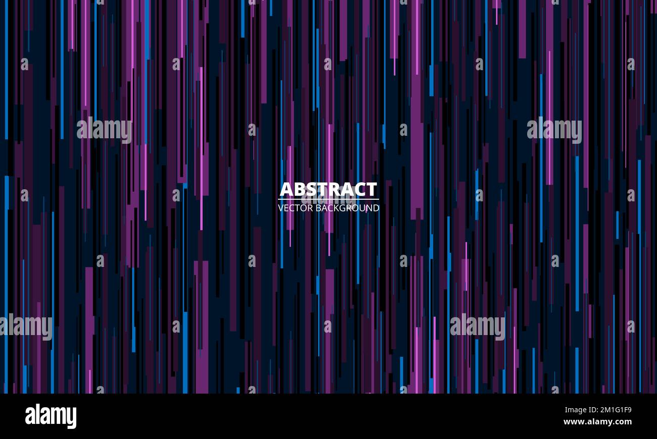 Dark tech modern abstract background with colored stripes. Vector ...