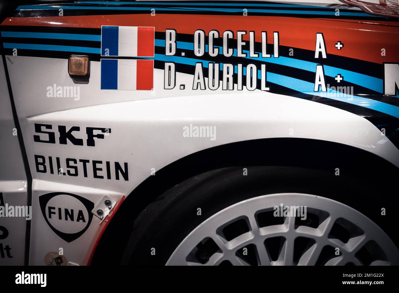 Lancia delta hf integrale rallye hi-res stock photography and images ...