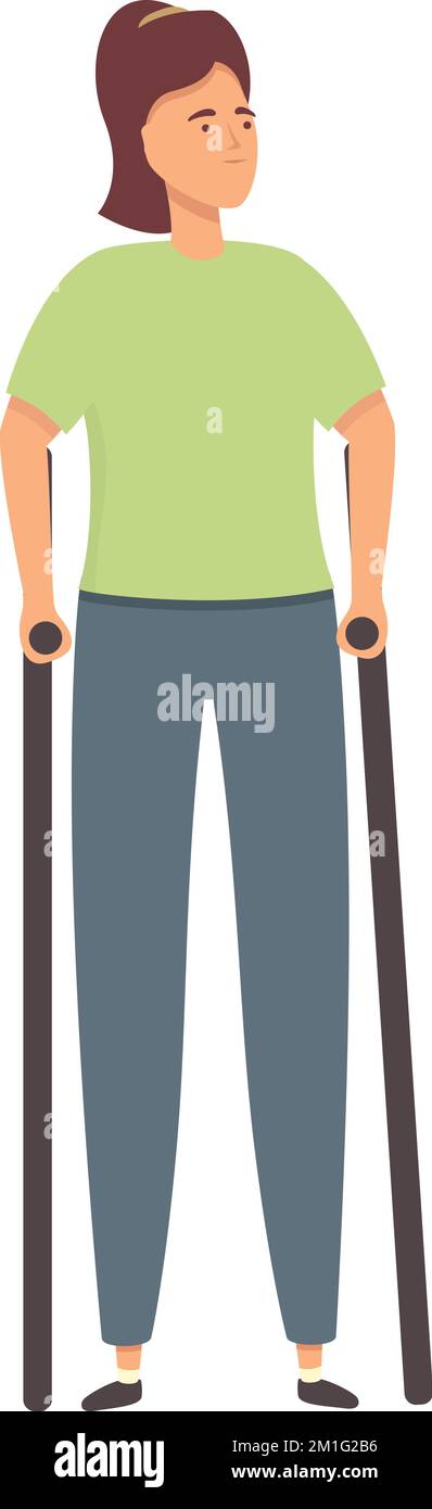 Sport patient icon cartoon vector. Physical therapist. Care doctor ...