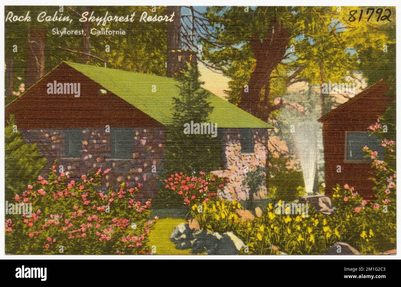 Rock Cabin, Skyforest Resort, Skyforest, California , Cabins, Tichnor ...