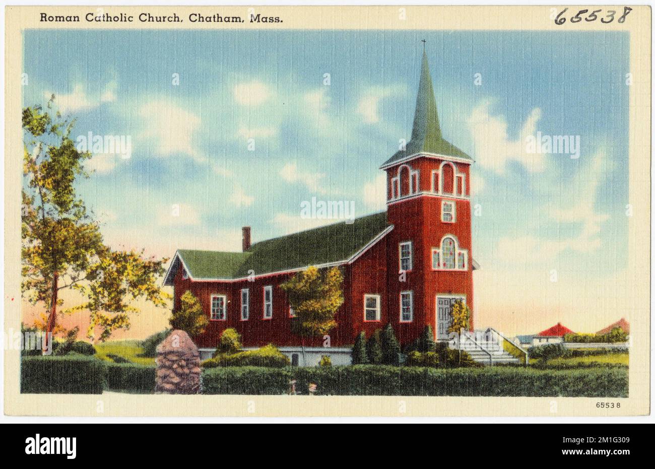 Roman Catholic Church, Chatham, Mass. , Catholic churches, Tichnor Brothers Collection ...