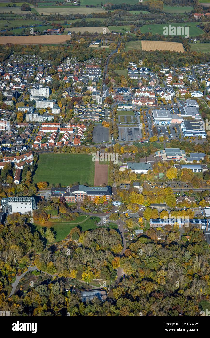 Aerial view, Maximilianpark and district Werries in district Uentrop in ...