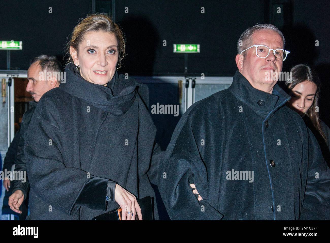Italy, Milan, November 21, 2022, Ernst Knam and his wife Alessandra ...