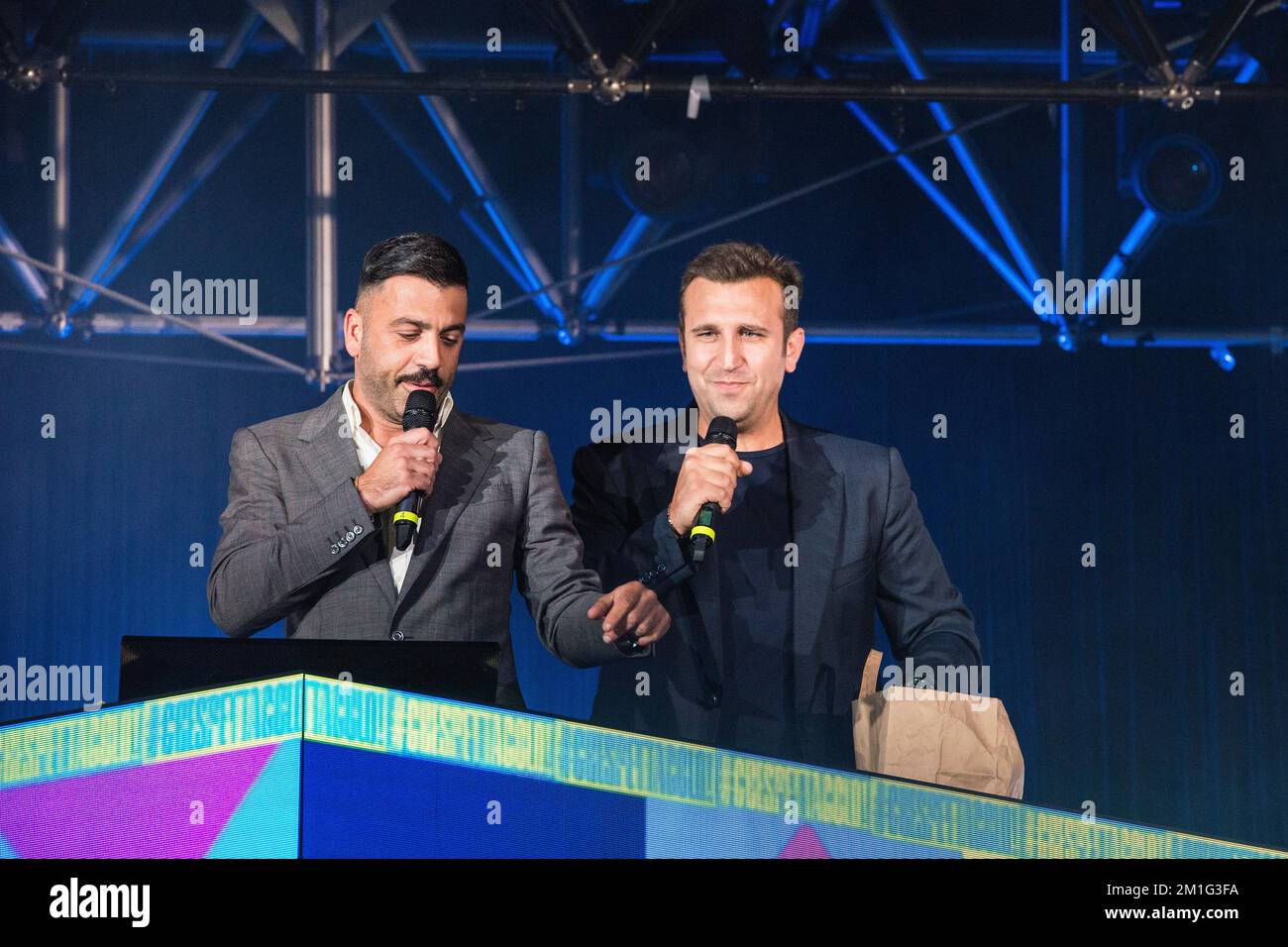 Italy, Milan, November 21, 2022, Pio D'Antini and Amedeo Grieco Stock ...