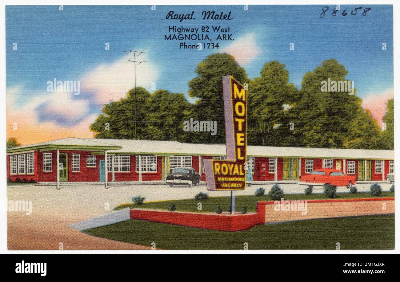 Royal Motel , Motels, Tichnor Brothers Collection, postcards of the ...