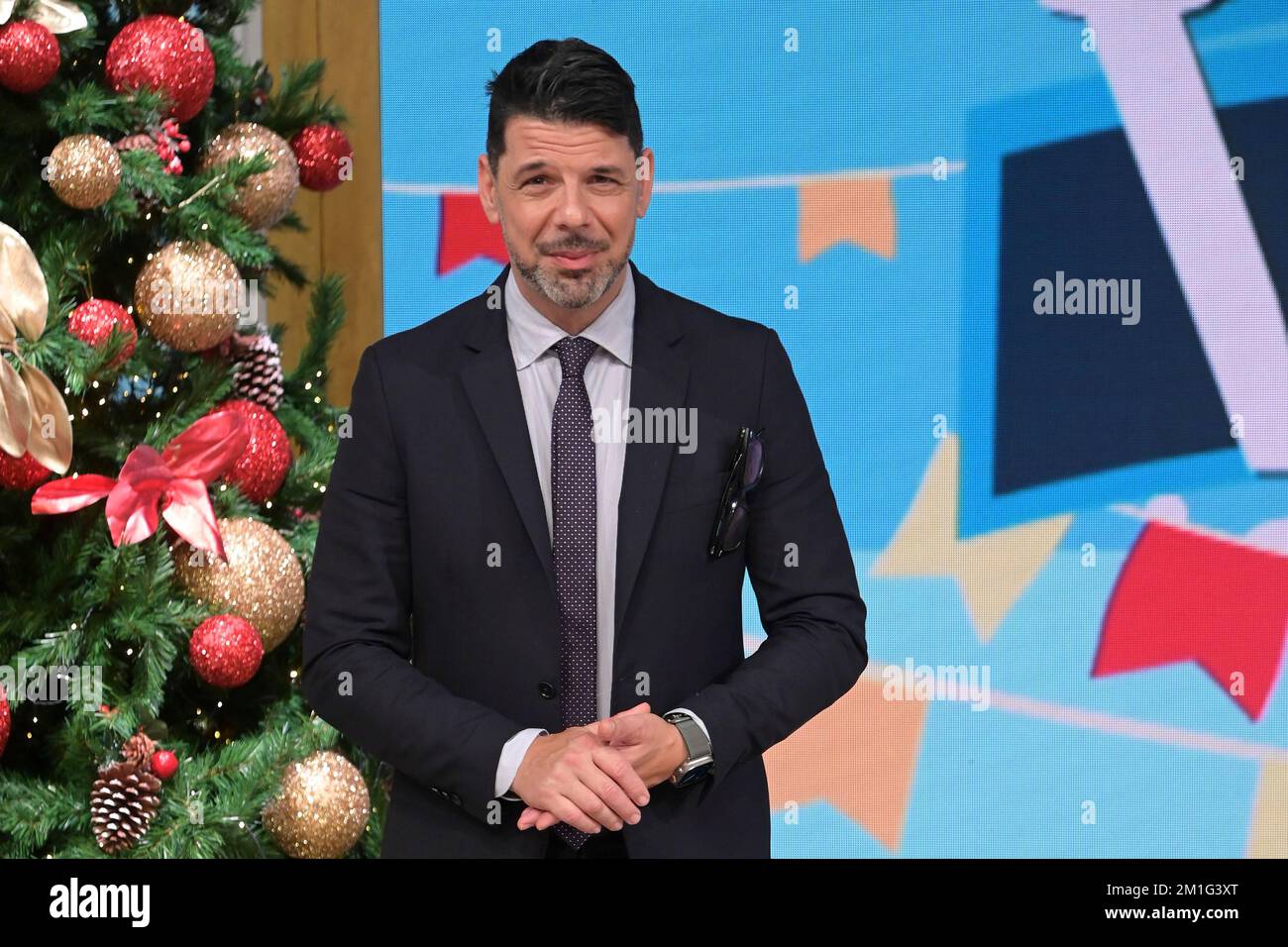Salvo Sottile attends the photocall of Rai tv program "I fatti vostri ...