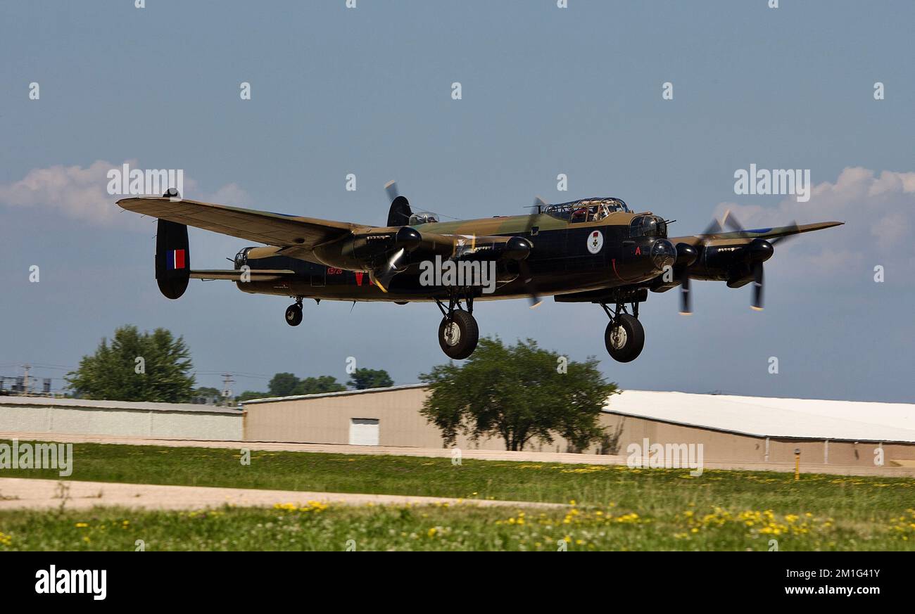 Avro Lancaster WW11 bomber Stock Photo - Alamy