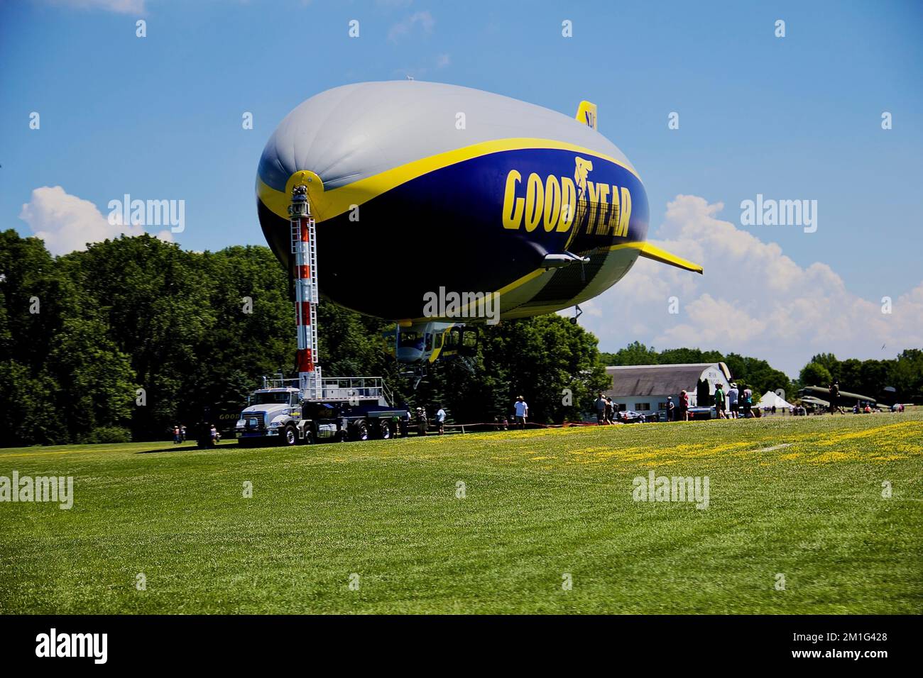 Goodyear air ship hi-res stock photography and images - Alamy