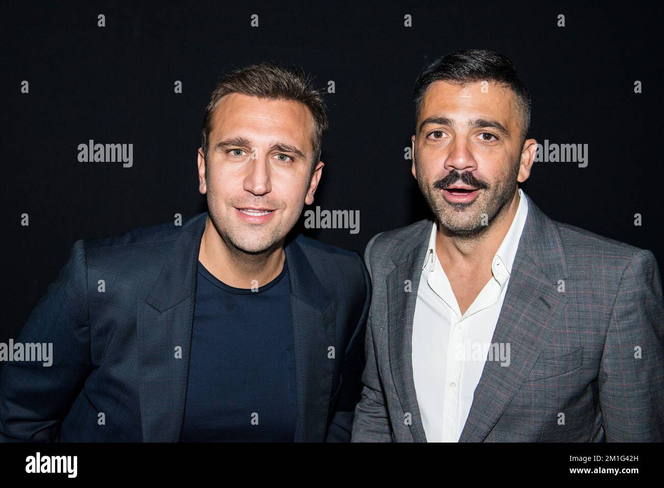 Italy, Milan, November 21, 2022, Pio D'Antini and Amedeo Grieco Stock ...