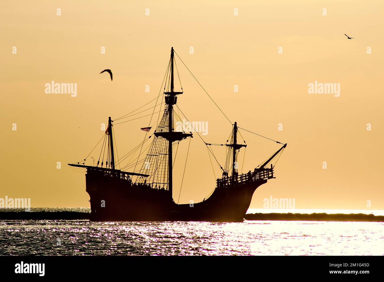 Reproduction Spanish Santa Maria Stock Photo - Alamy