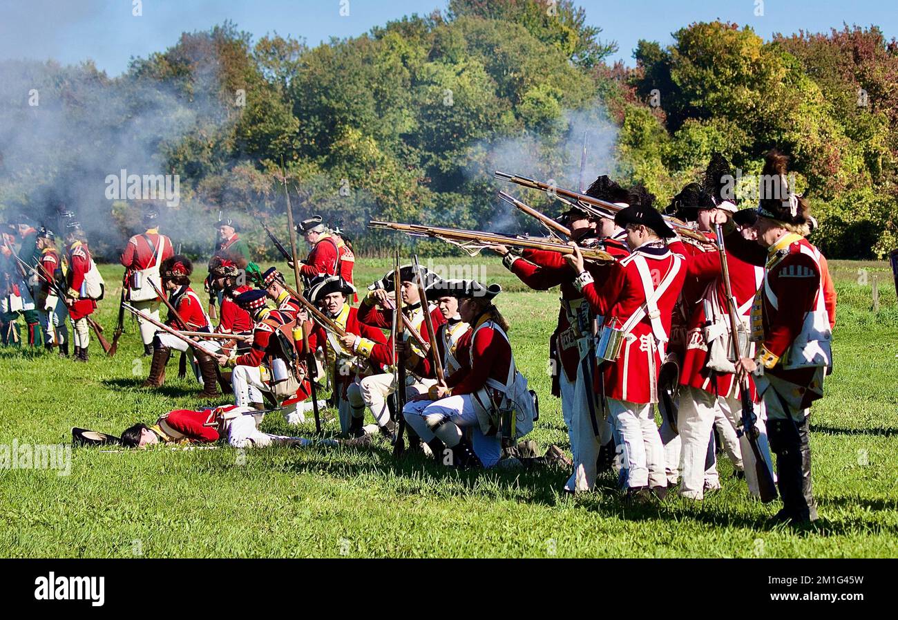 Revolutionary War Reenactment Newbury MA Oct. 2022 Stock Photo - Alamy