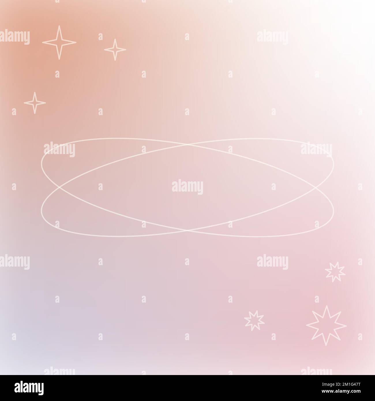 Aesthetic blurry gradient vector illustration with cool linear figures ...