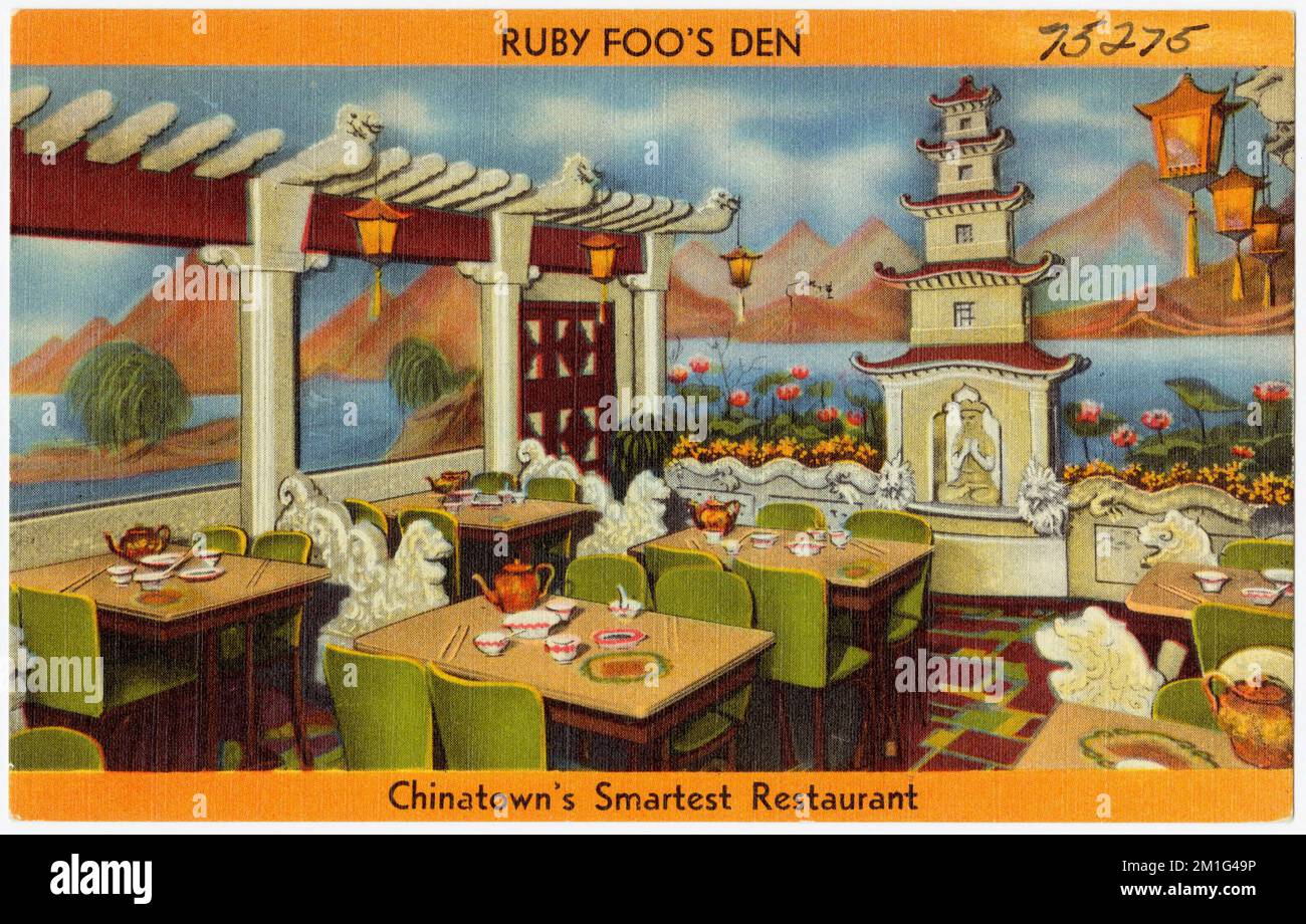 Ruby Foo's Den, Chinatown's smartest Restaurant , Restaurants, Tichnor ...