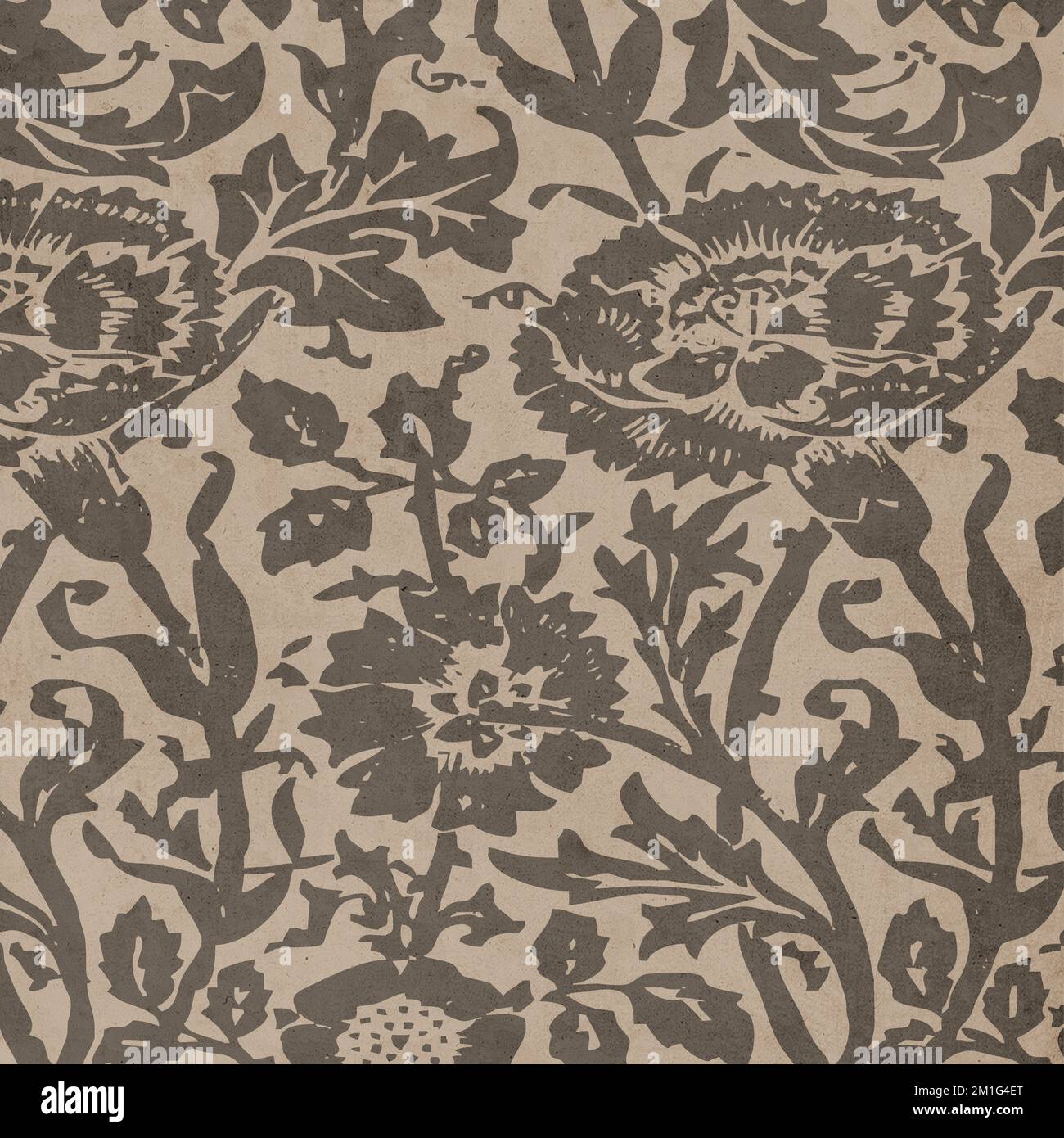 Printable botanical poster. Flowers, leaves in the illustration. Cover ...