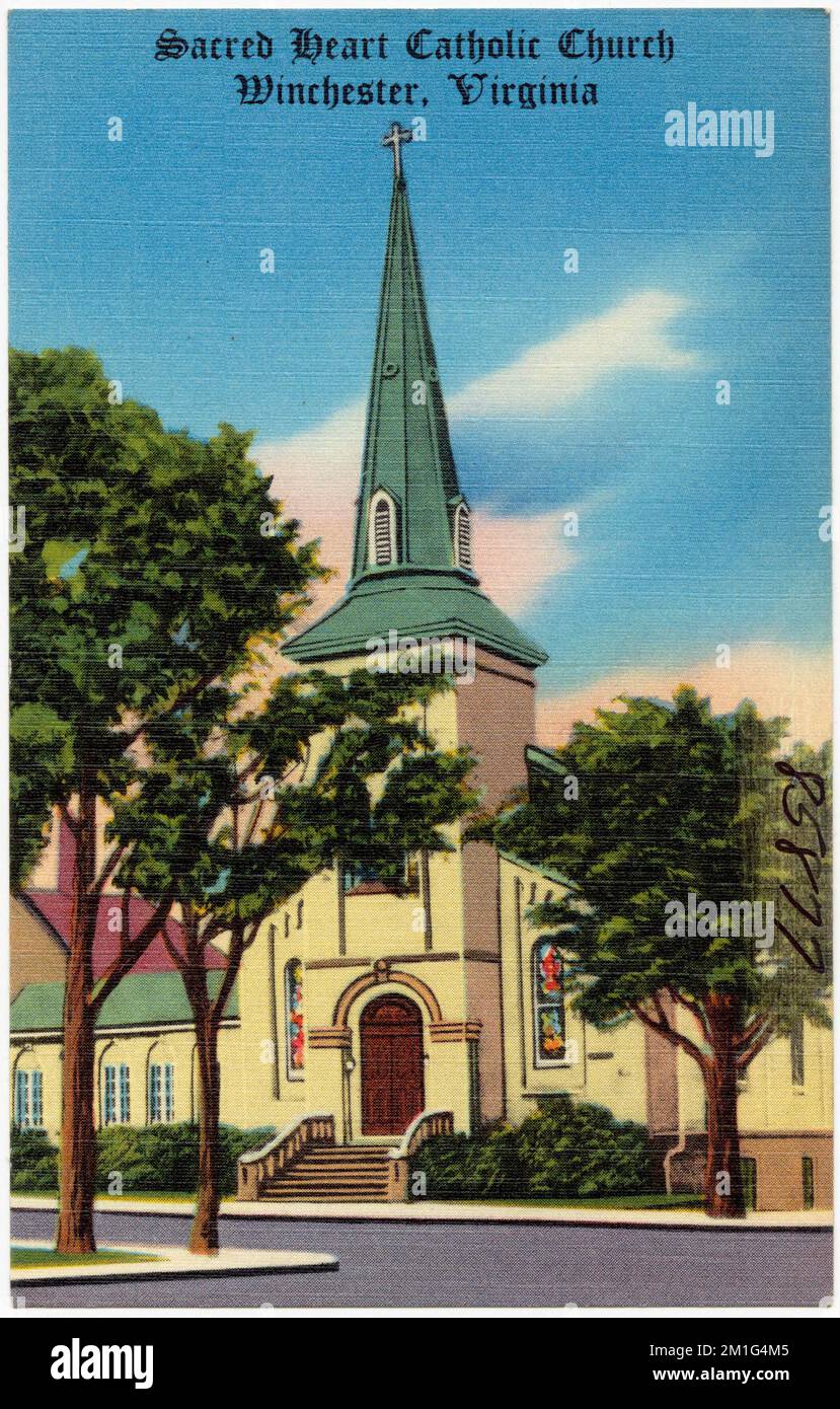Sacred Heart Catholic Church, Winchester, Virginia , Churches, Tichnor ...