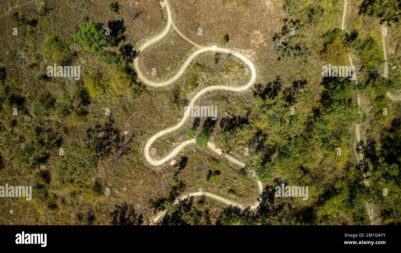 Aerial drone shot passing through hi-res stock photography and images ...