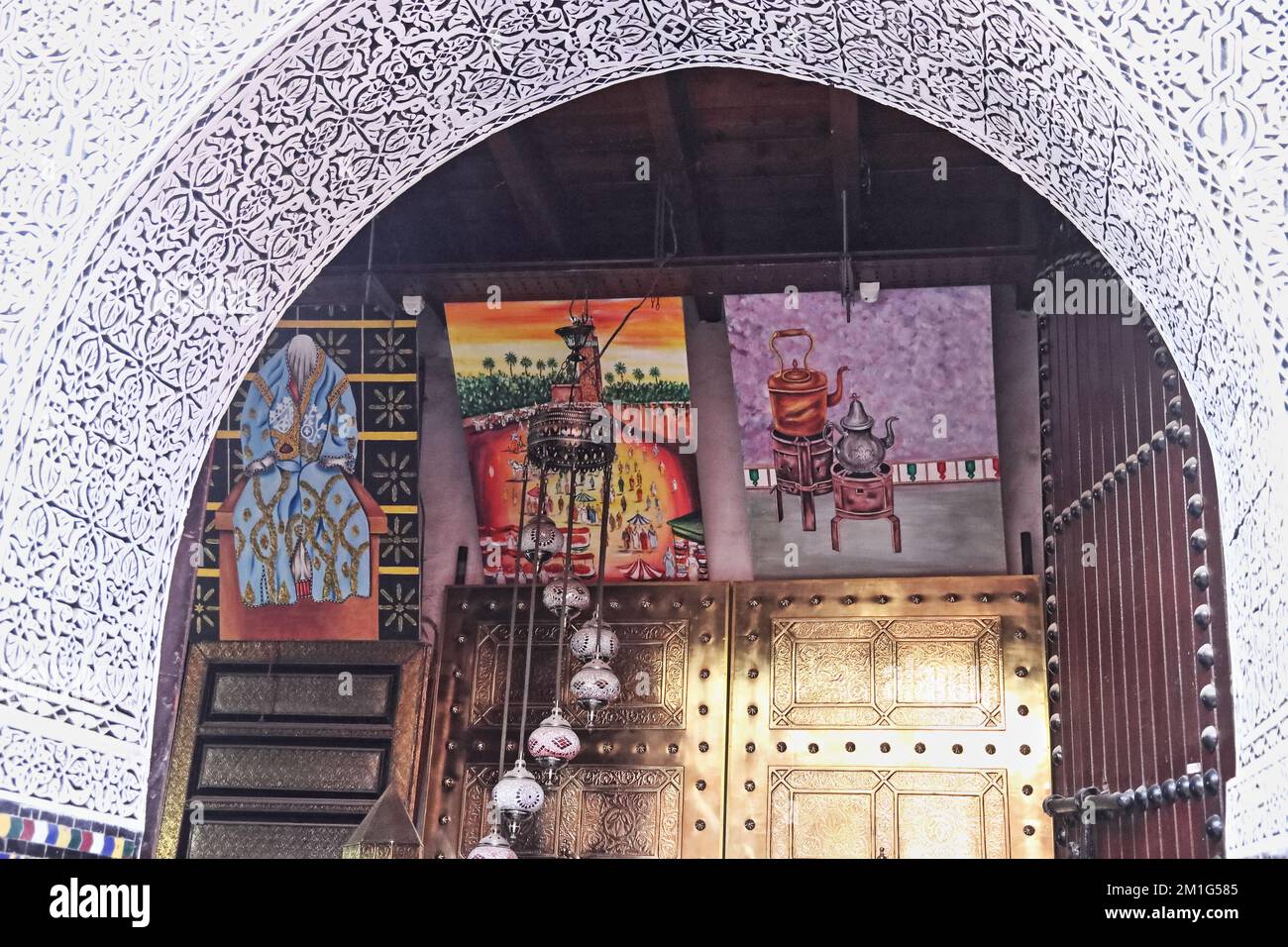 The medina of Fez in Morocco Stock Photo - Alamy