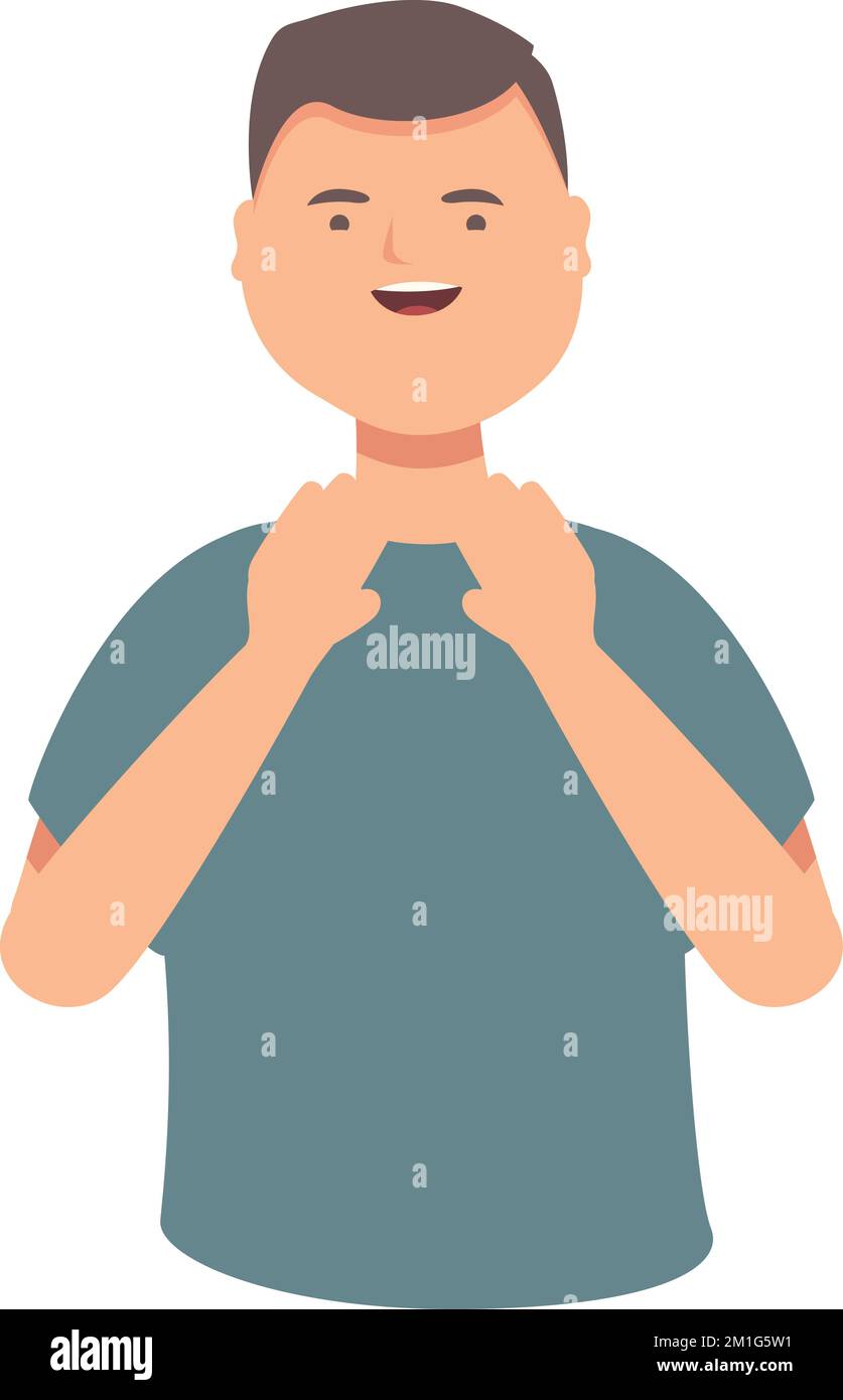 Syndrome down boy icon cartoon vector. Support handicap. Mental care ...