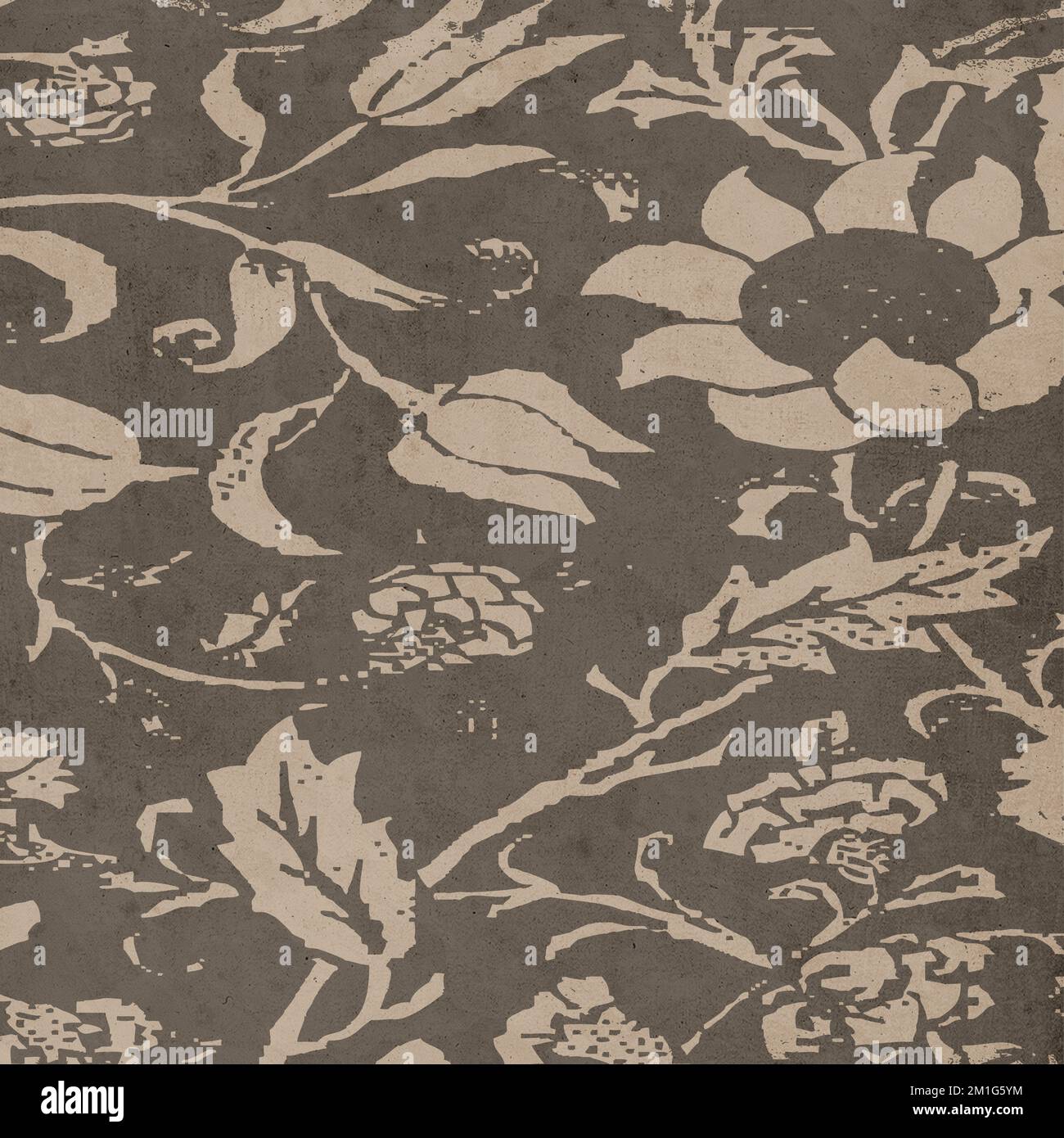 Printable botanical poster. Flowers, leaves in the illustration. Cover ...