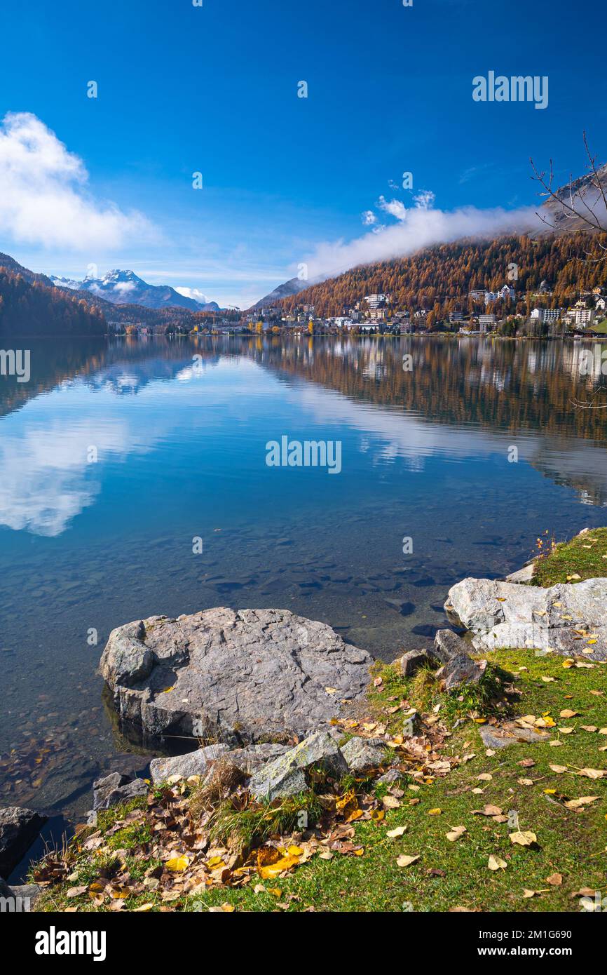 Saint moritz landscape hi-res stock photography and images - Alamy