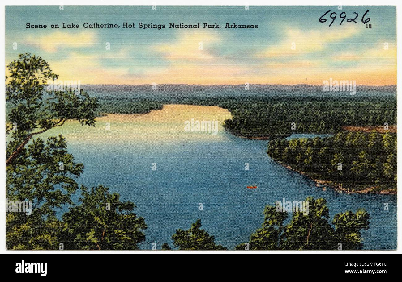 Scene on Lake Catherine, Hot Springs National Park, Arkansas , Lakes ...