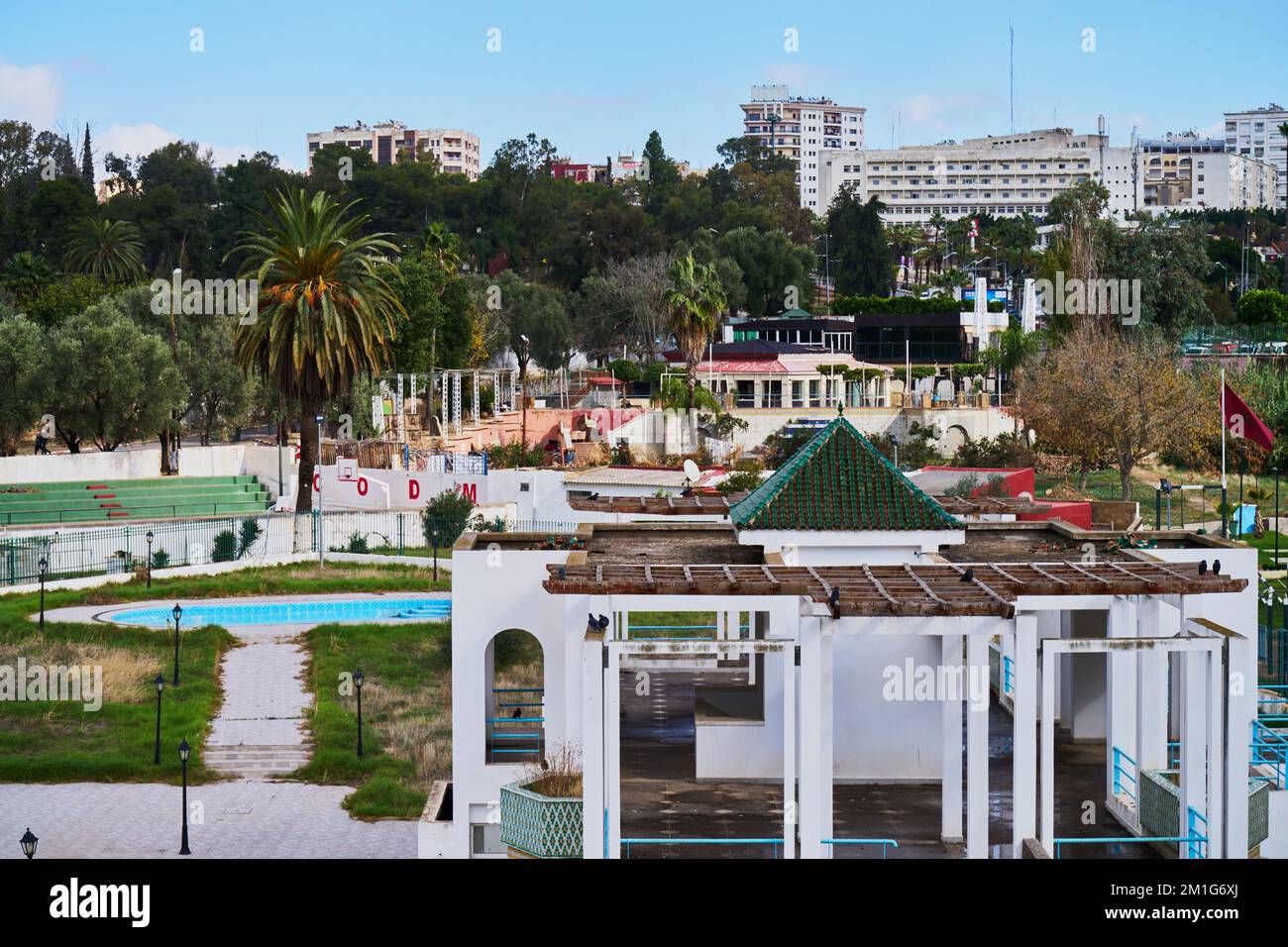 a Moroccan city wide view Stock Photo - Alamy