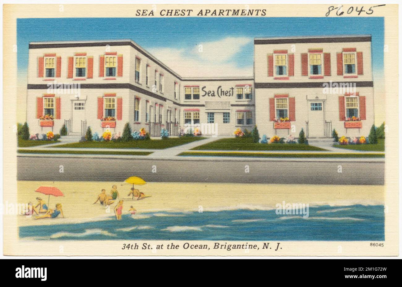 Sea Chest Apartments, 34th St. at the ocean, Brigantine, N. J. , Motels ...