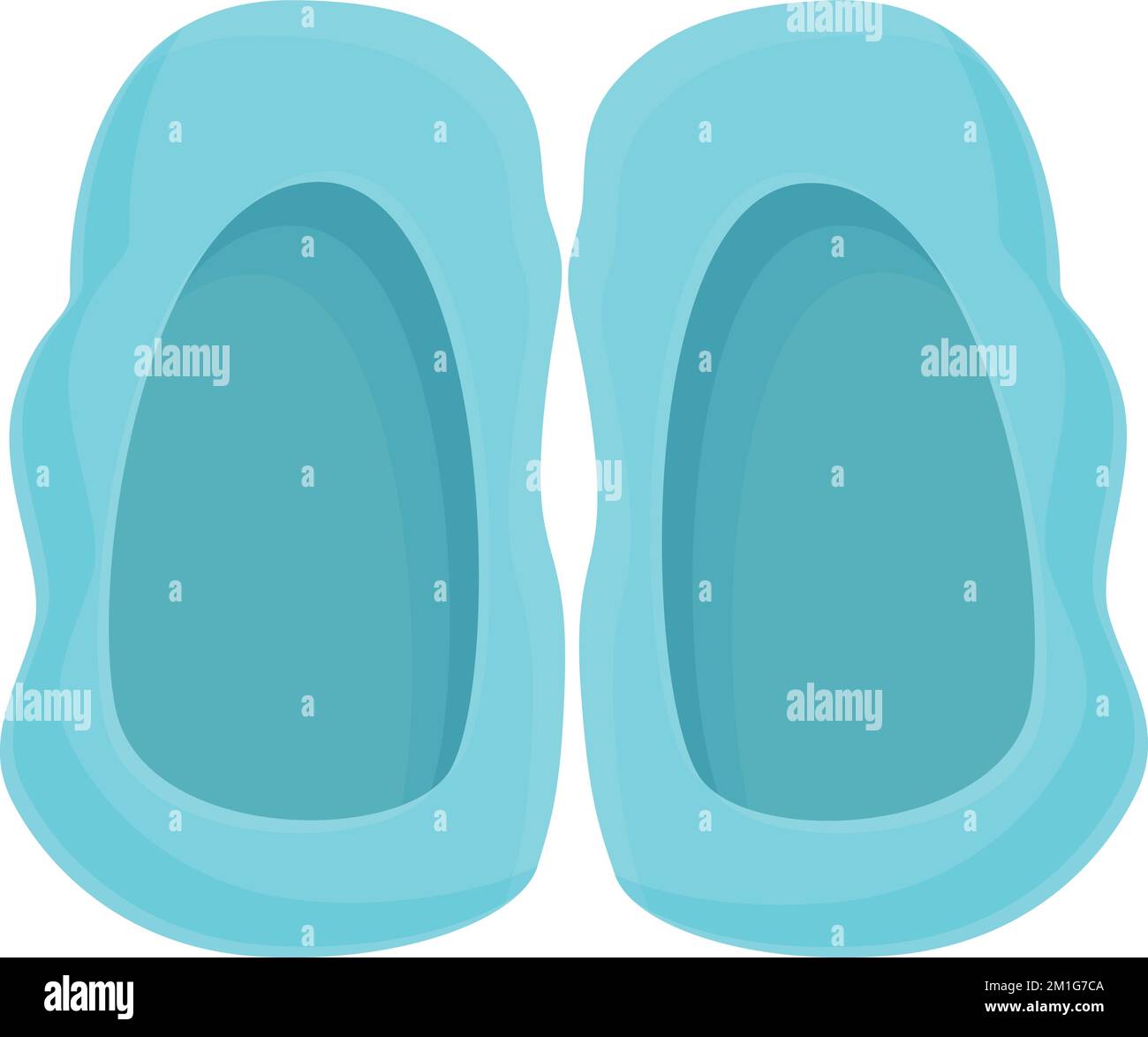 Surgical shoe cover icon cartoon vector. Medical protection. Sign ...