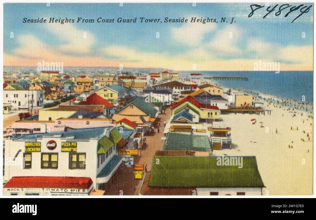 Seaside Heights from Coast Guard Tower, Seaside Heights, N. J ...