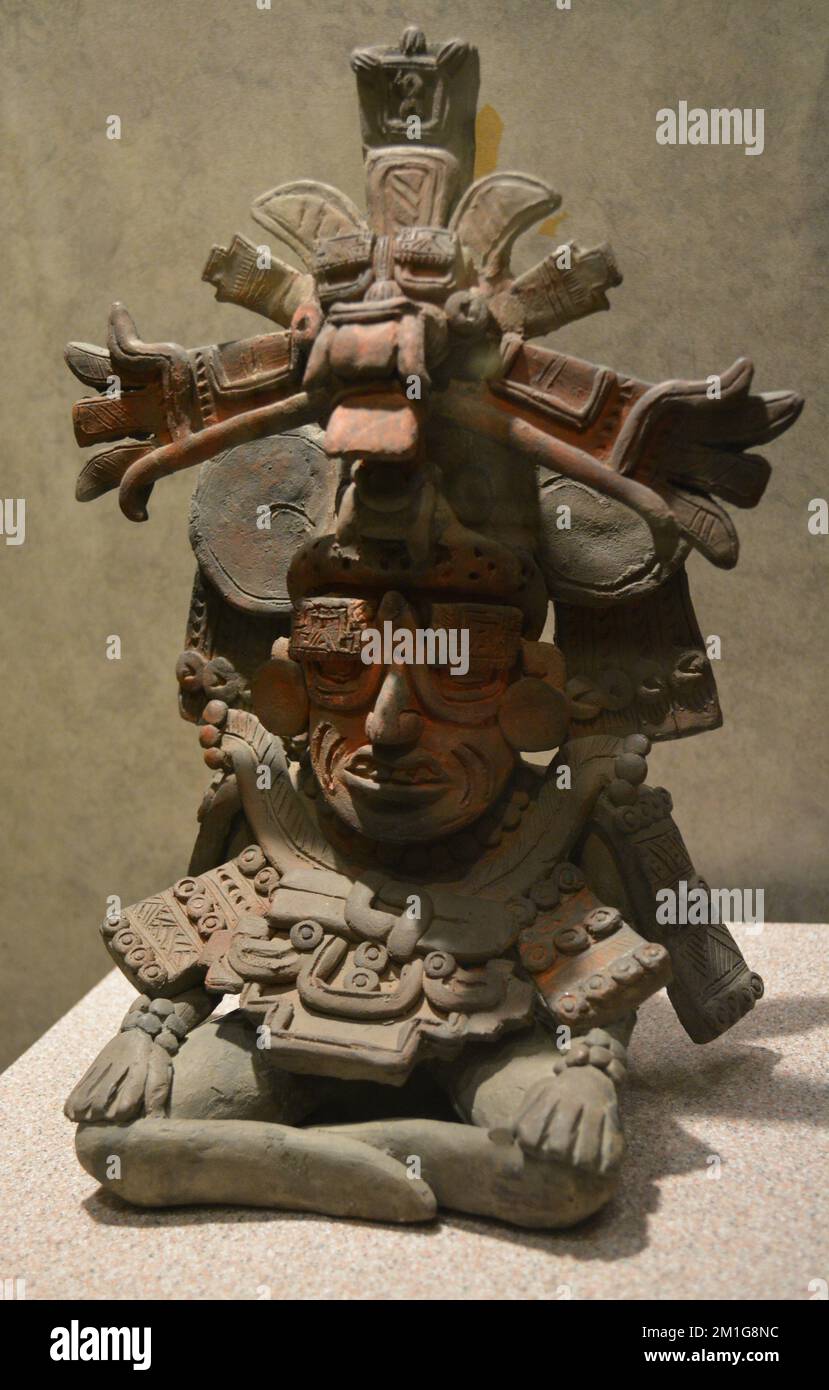 Old God from the Tomb #2 of Zaachila in permanent exhibition, Oaxaca ...