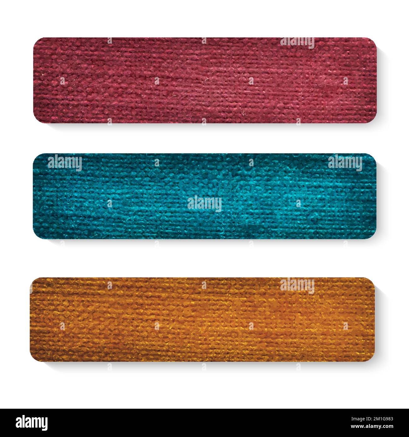 Vector collection of traced textile colored banners Stock Vector Image ...