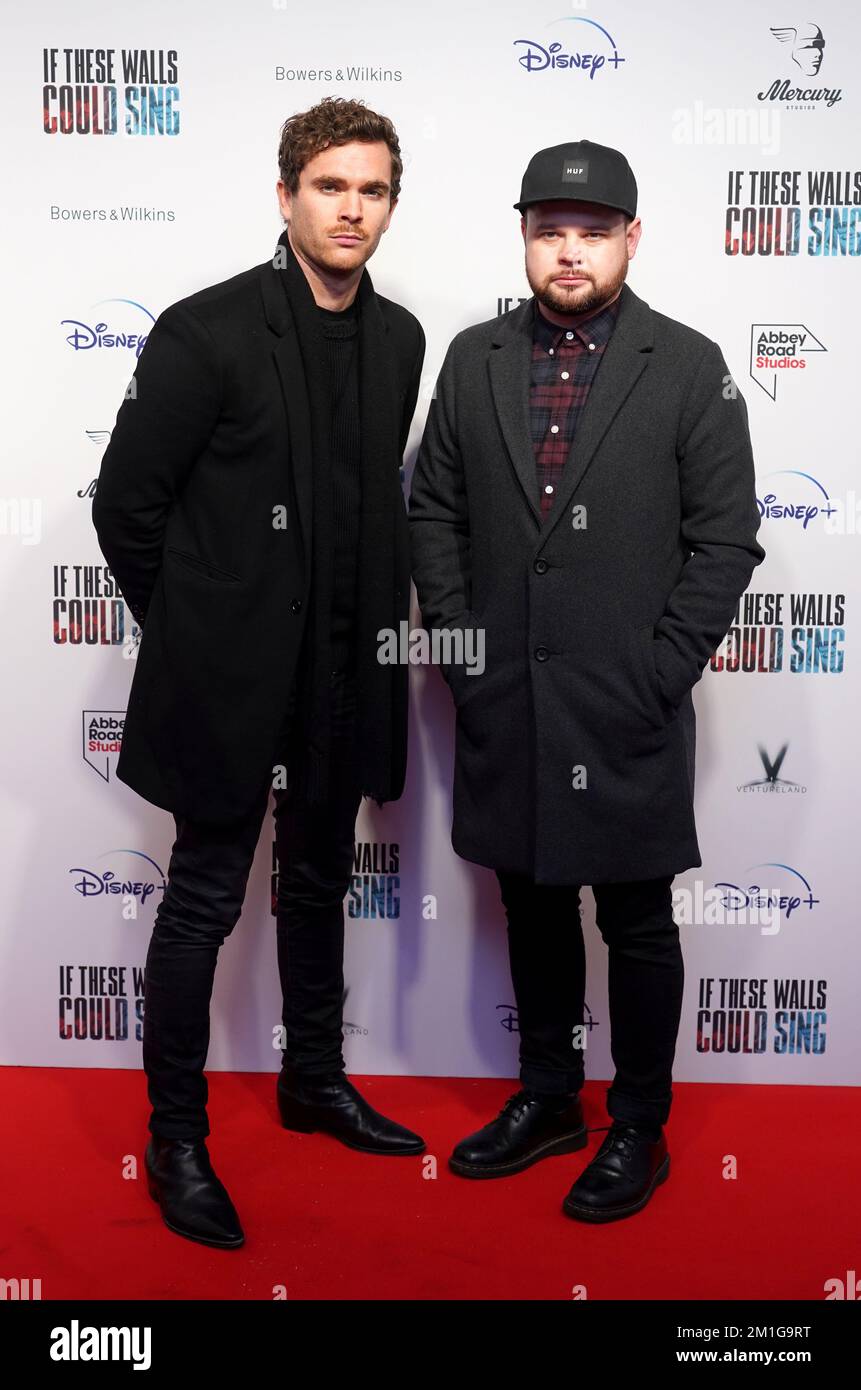 Mike Kerr and Ben Thatcher attending the UK premiere of upcoming Disney ...