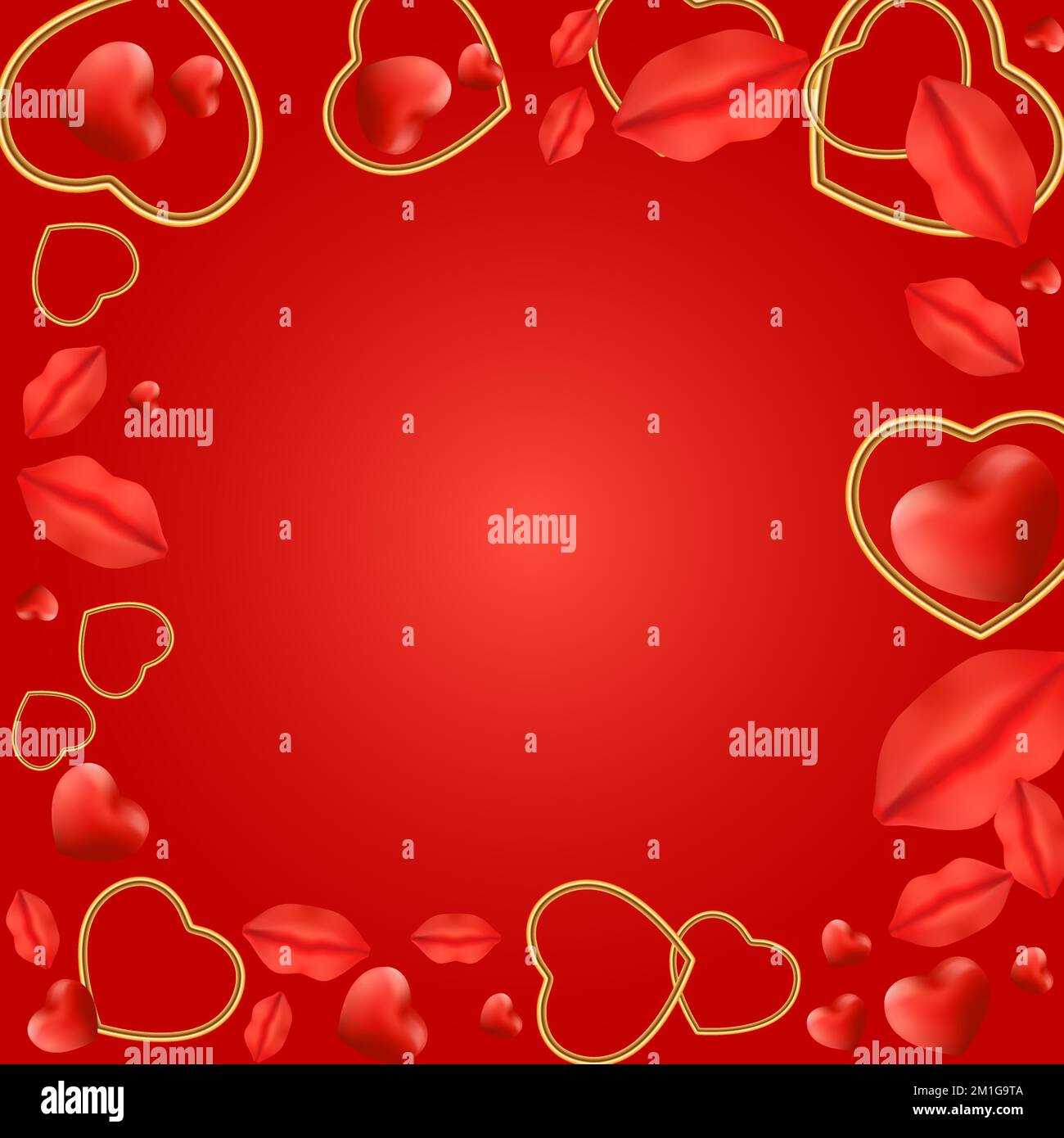 Pink Romantic Love Heart Background for Valentine s day. EPS10 Stock ...