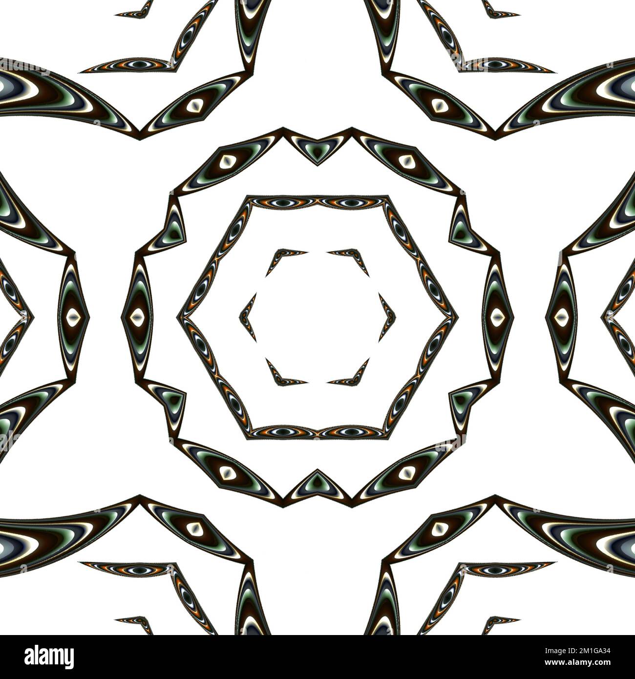 Abstract Computer generated Fractal design. A fractal is a never-ending ...