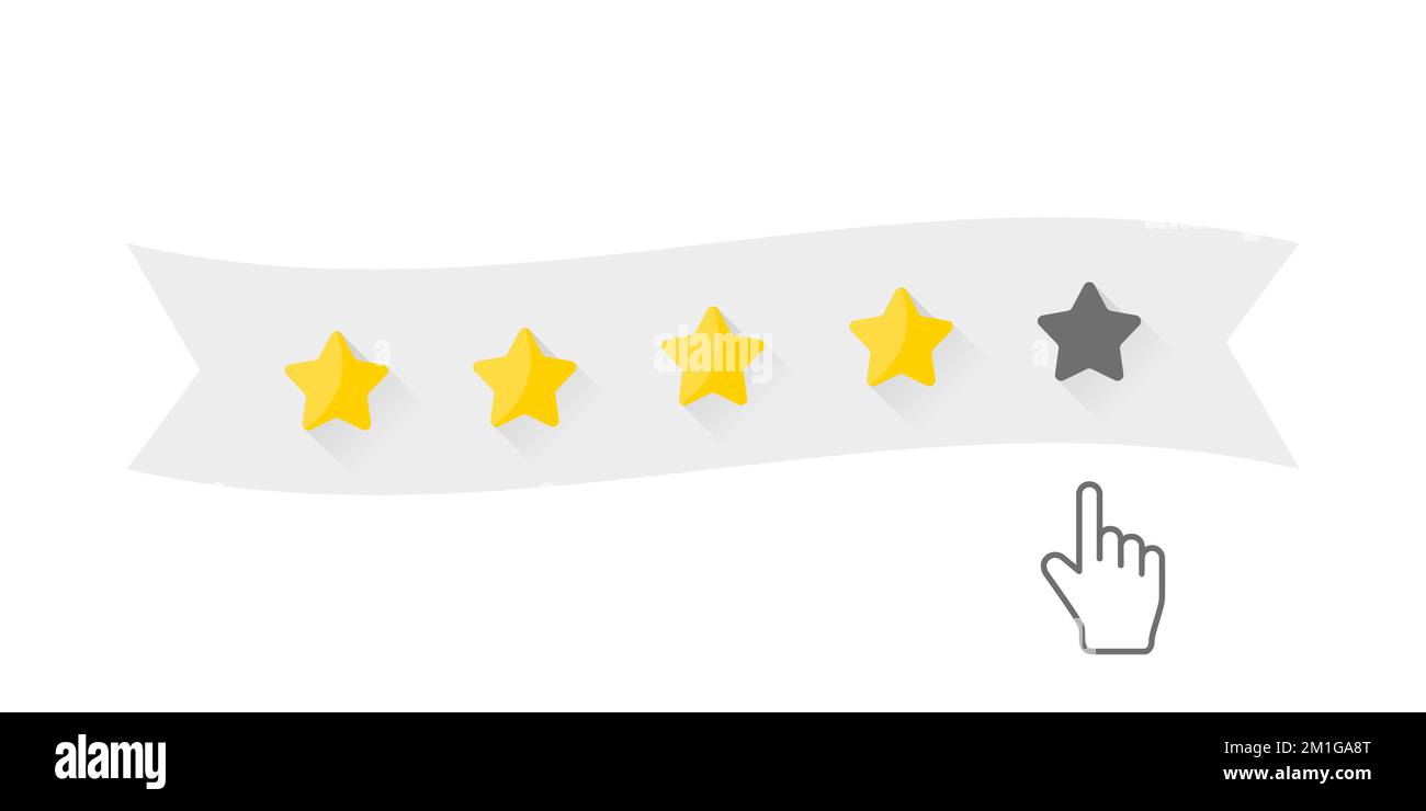 Rating. Five star rating and positive feedback. Customers satisfaction ...