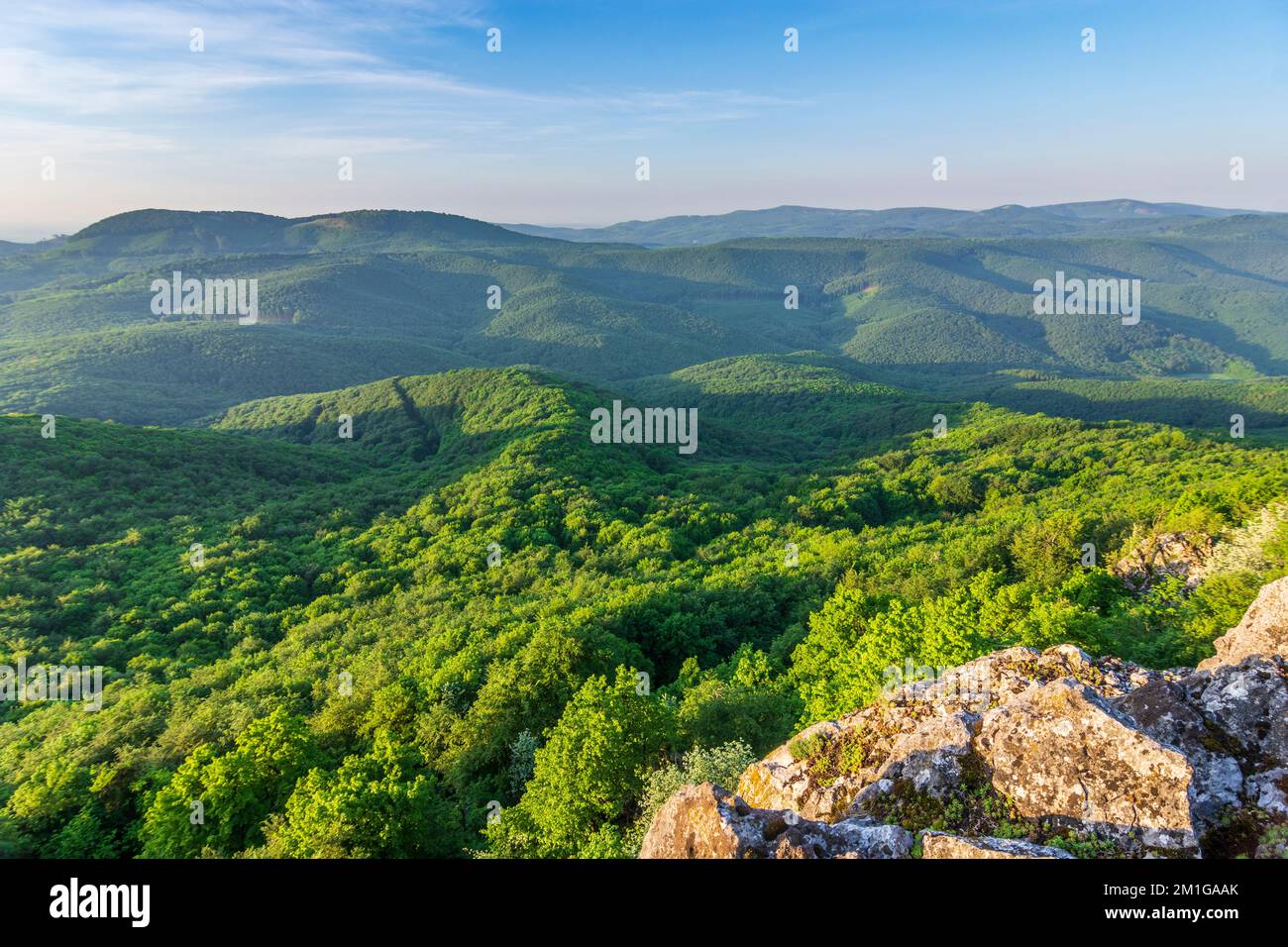 Solosnica (Breitenbrunn): summit Vapenna, sunrise, forest, mountains ...