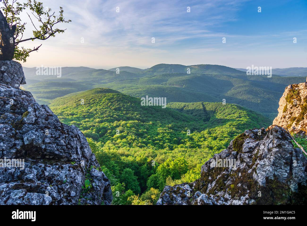 Ridgeline in male karpaty little carpathians hi-res stock photography ...