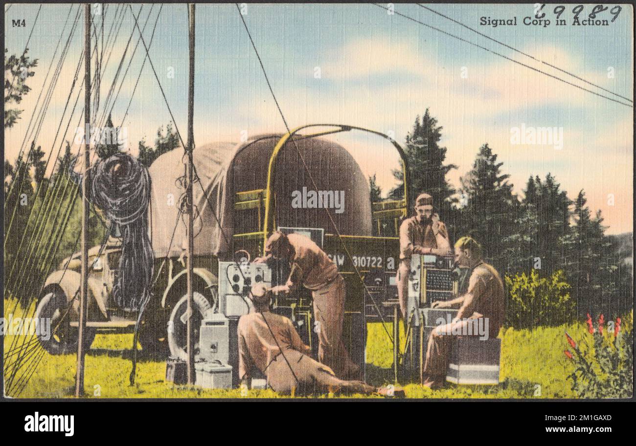 Signal corp in action , Military personnel, Signals, Military ...
