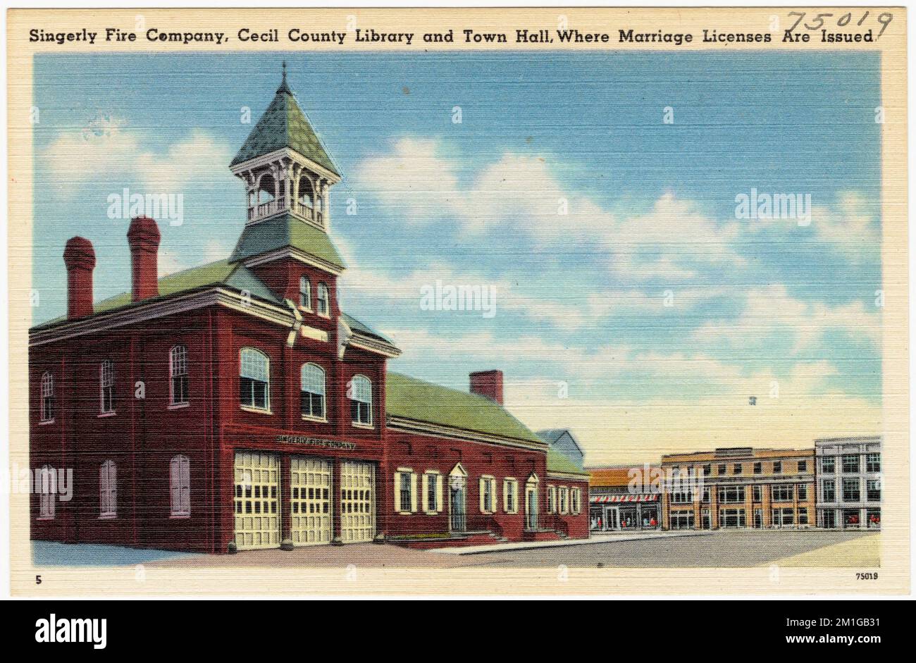 Singerly Fire Company, Cecil County Library and Town Hall, where ...